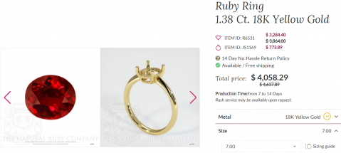 Ruby Ring Price Guide | The Natural Ruby Company